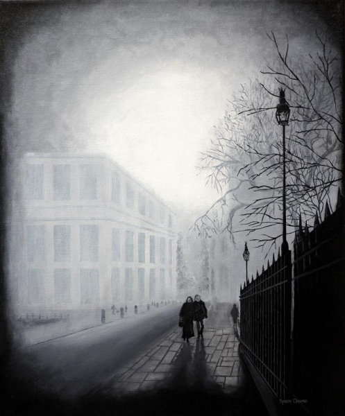 Walking in Paris by ROBERT CROOKER ART | Real Places | 24" x 20 ...
